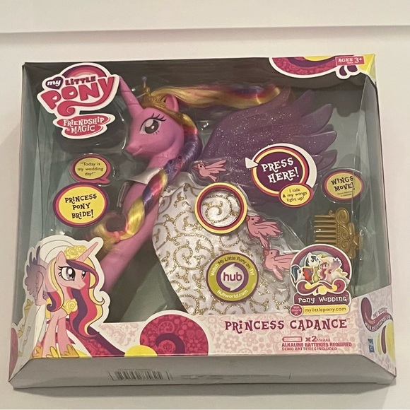 My Little Pony | Toys | Nwt Talking Princess Cadance Wedding Day Mlp ...